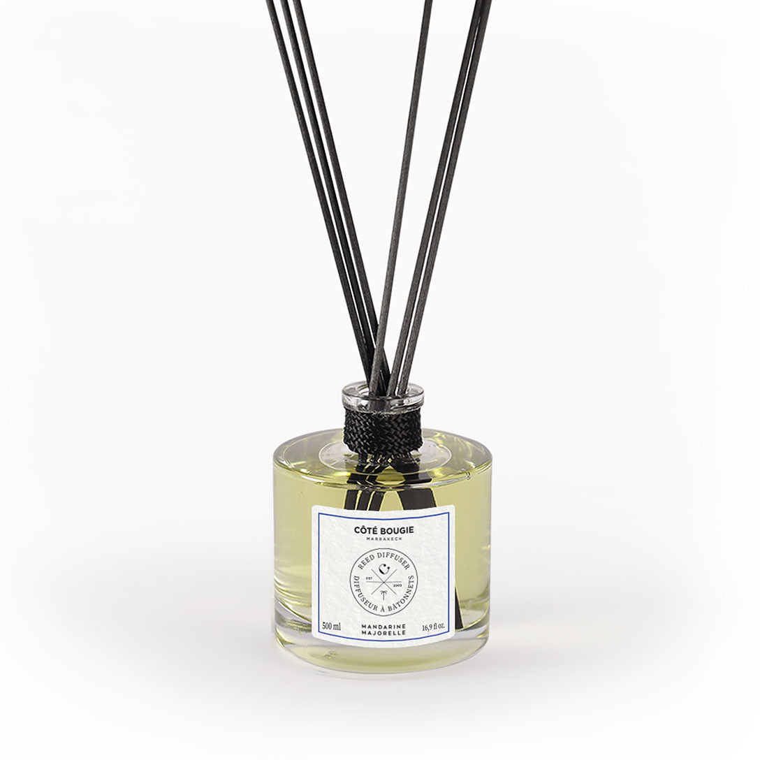 Reed Diffuser Majorelle Mandarin - Côté Bougie