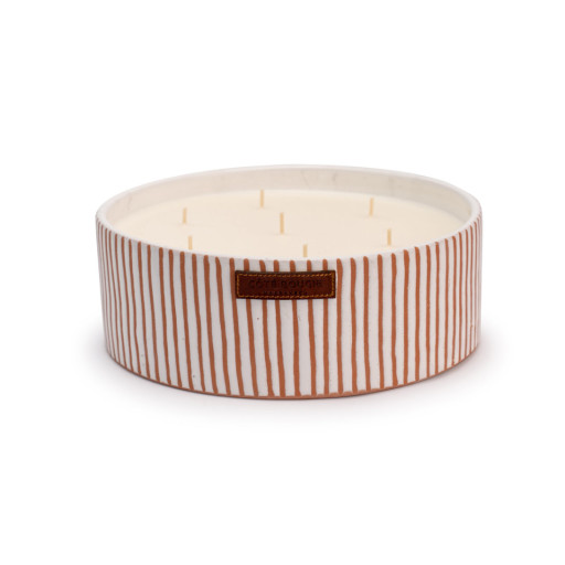 Terra Kamoun Zebra Flat Scented Candle - Côté Bougie